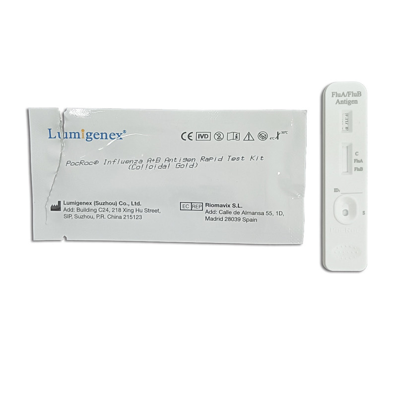 Colloidal Gold Rapid Test Cassette Qualititative Detect Influenza Virus ...